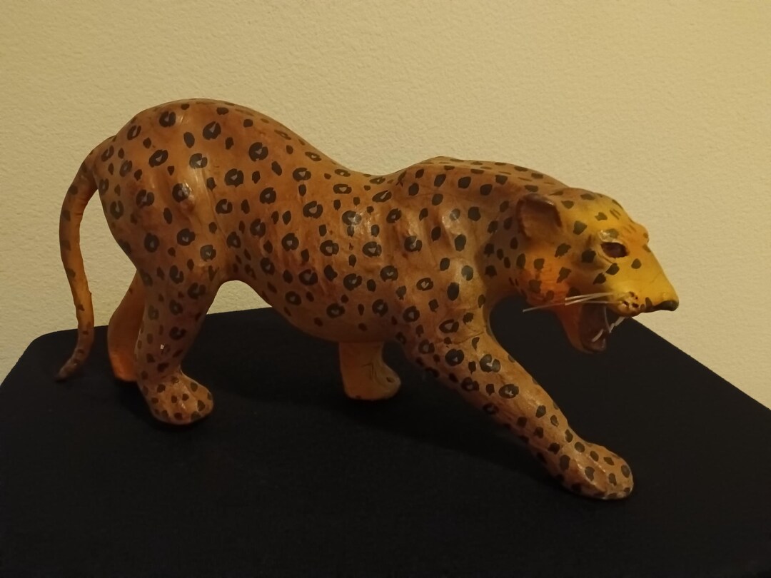 A Life-like Replicas a Leopard Craft in India Made From Leather. - Etsy