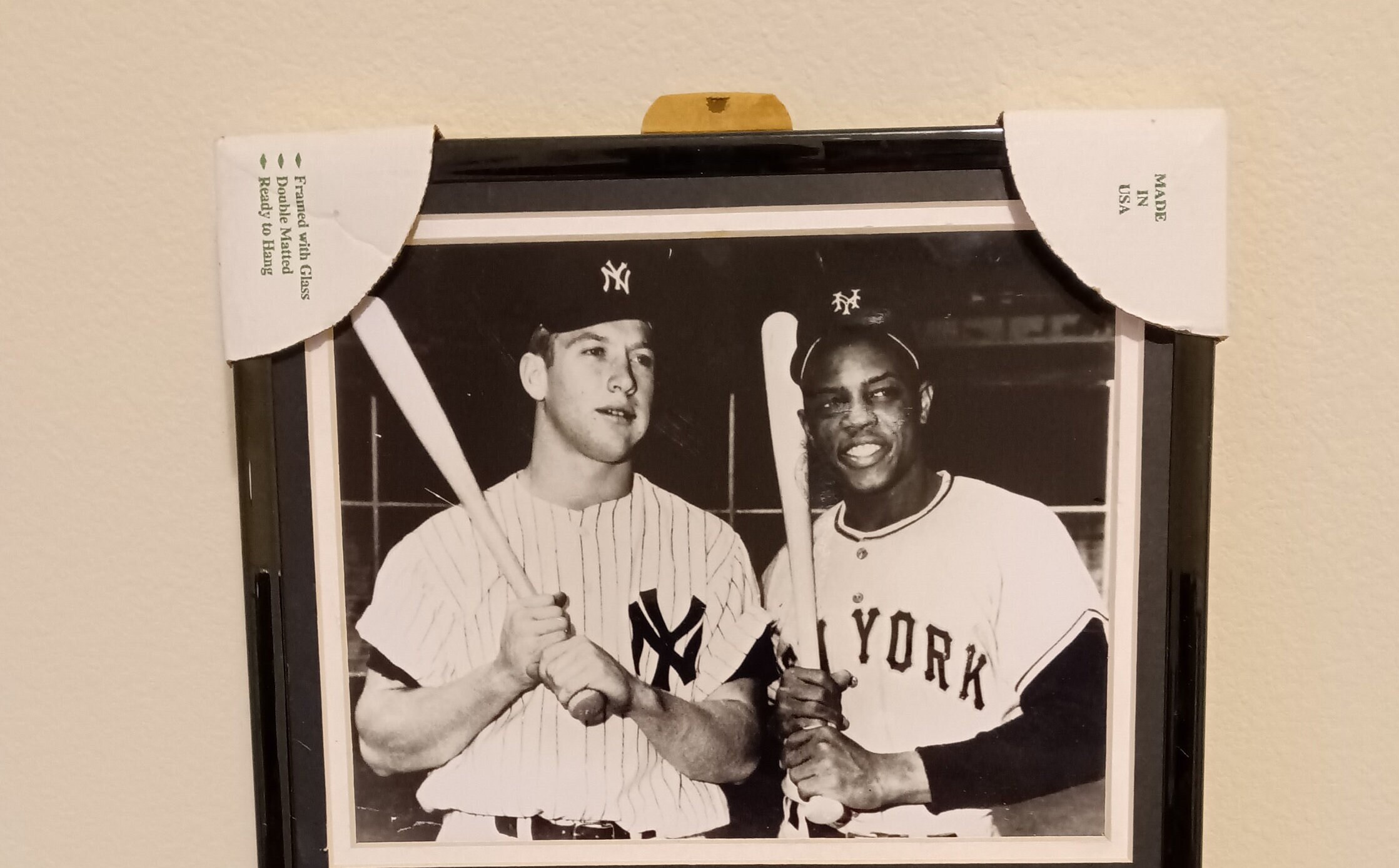 Mickey Mantle Poses With Willie Mays - Etsy