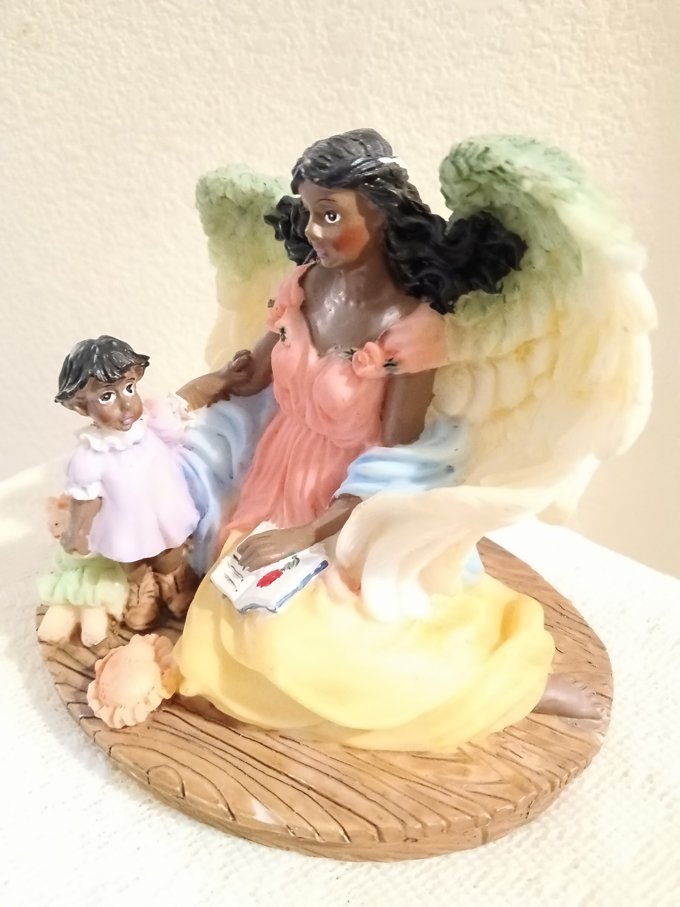 Guardian Angel Porcelain Doll With Child - Etsy