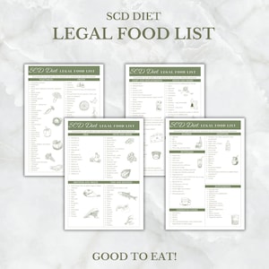 SCD Diet List - Ultimate Guide to the Specific Carbohydrate Diet ...