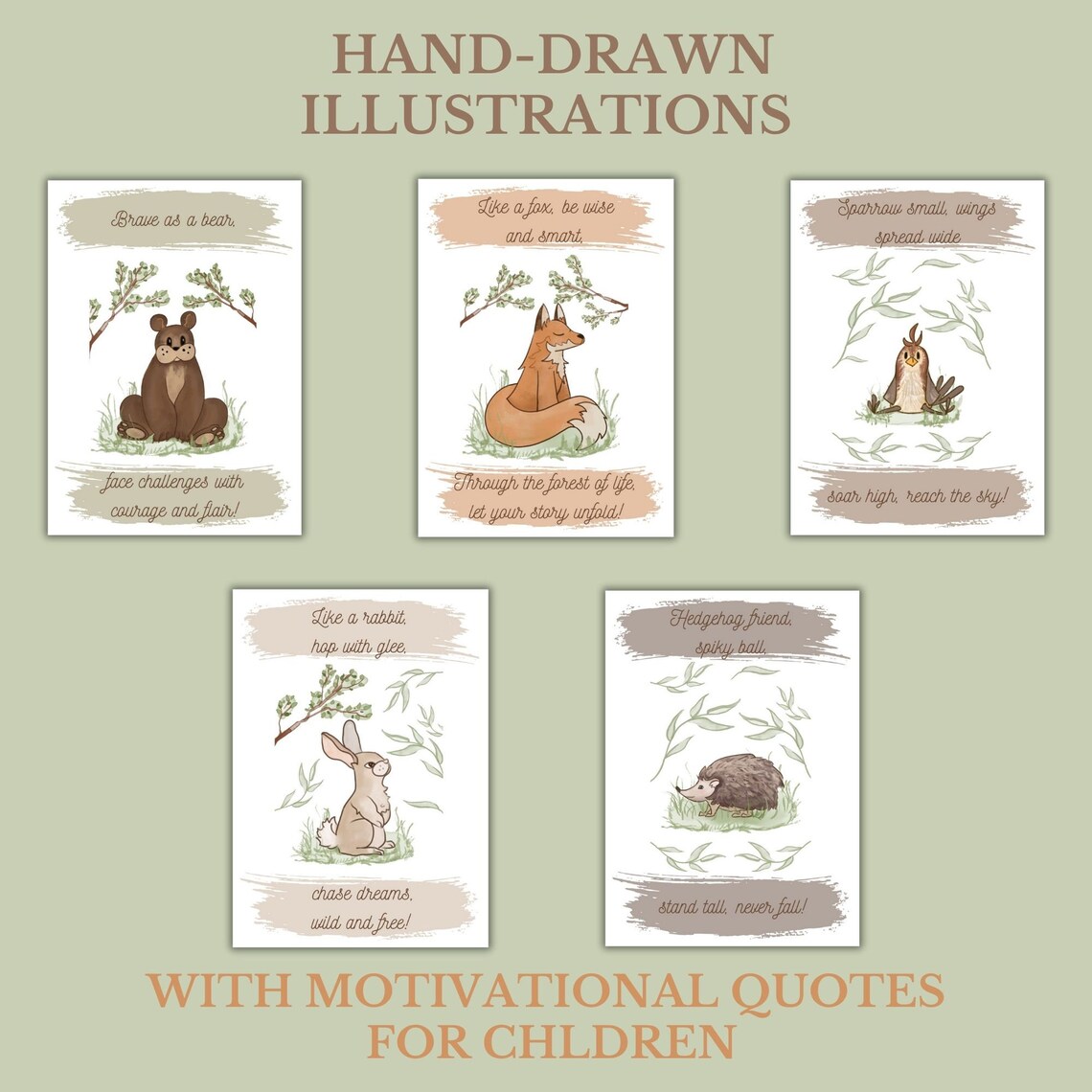 Forest Friends Affirmation Cards: Inspire Children With Positive ...