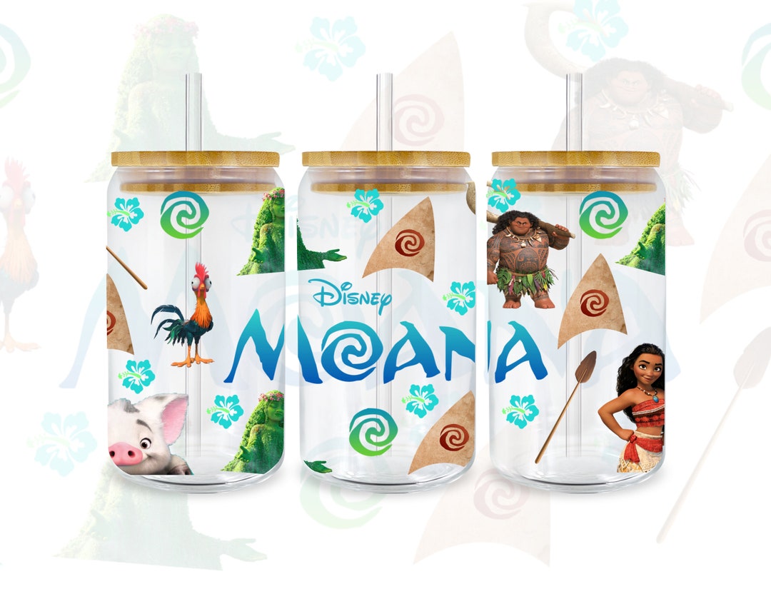 Moana 16oz Libby Wrap Digital Download PNG 300 DPI - Etsy