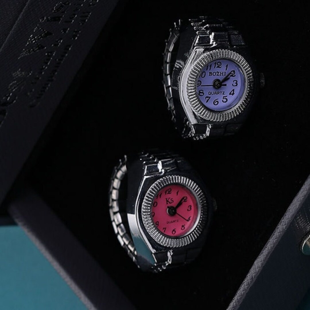 Retro Ring Watch Y2K Mini Watch, Fashion Accessory, Adjustable ...