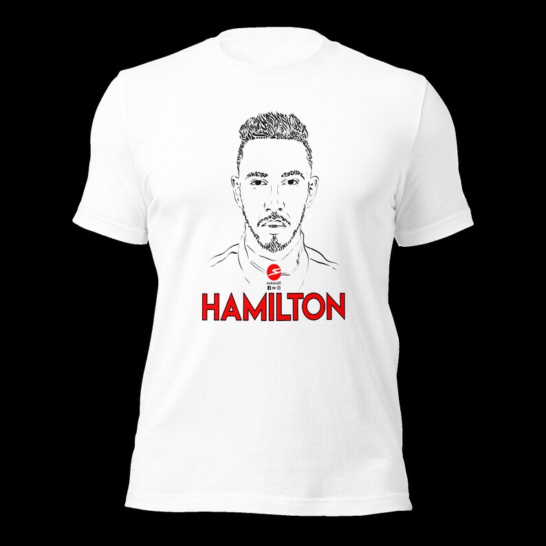 Lewis Hamilton Calligraphy Portrait (with Type) - Original by Ammaart ...