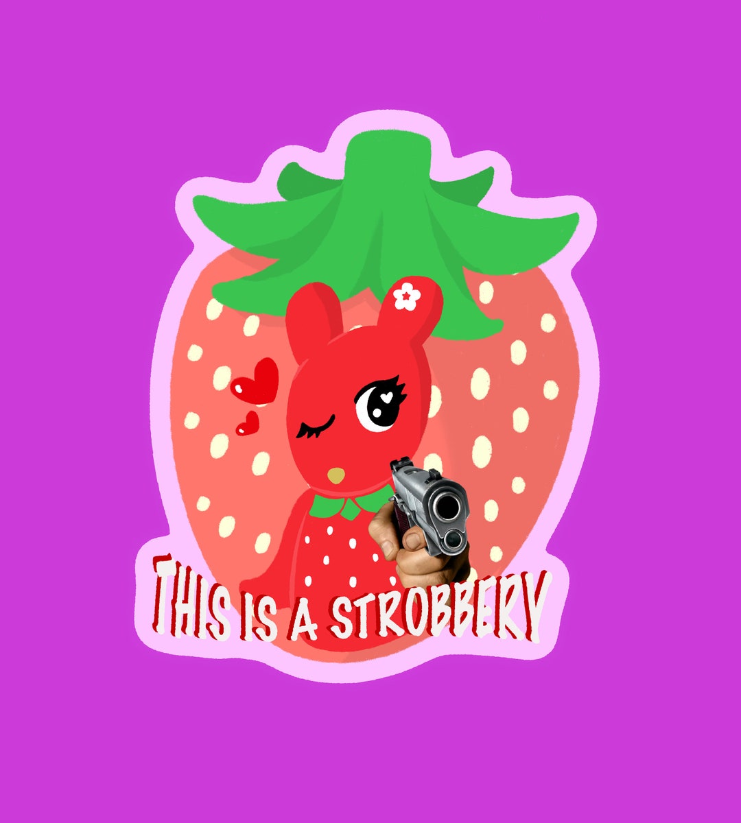 Strobbery Robby Sticker - Etsy