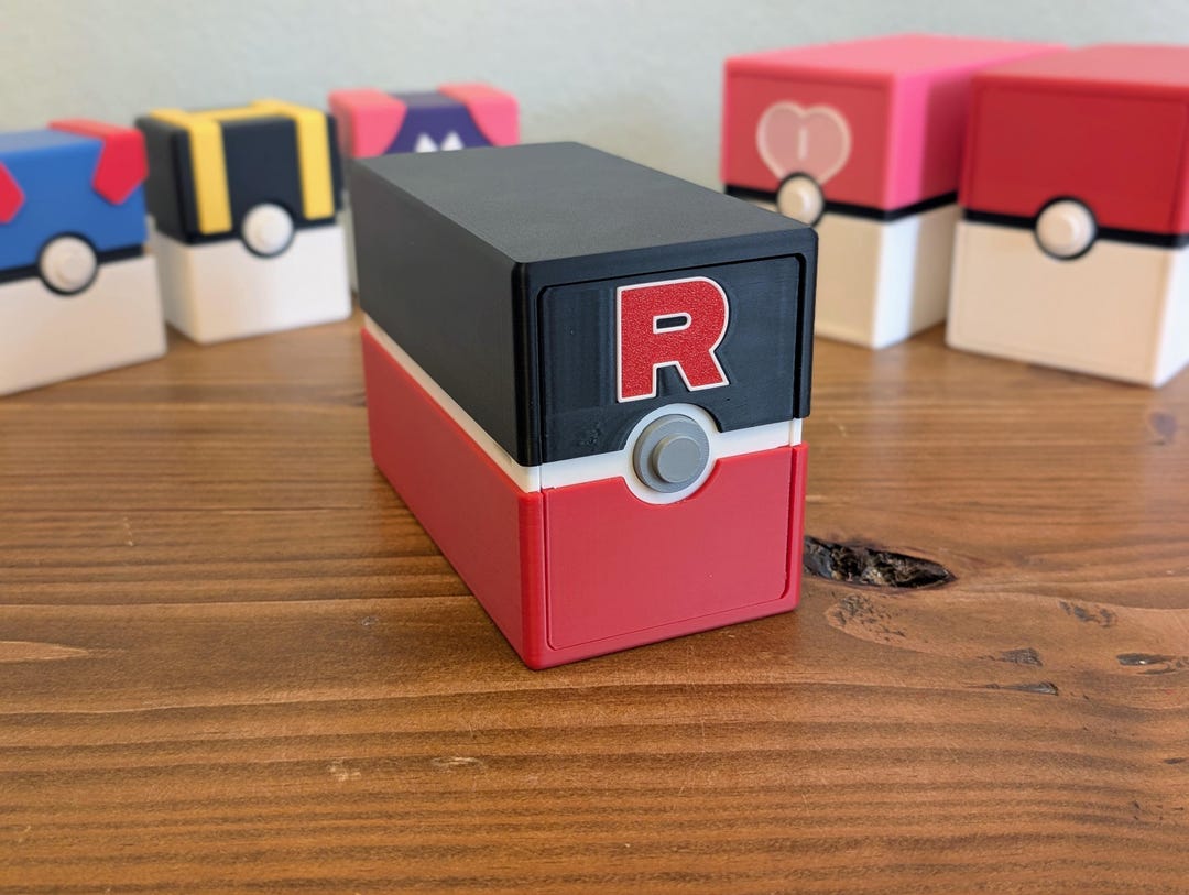 Pokémon Card Storage - Team Rocket - Etsy