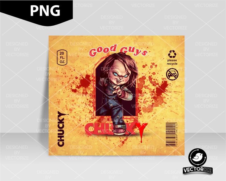 Chucky Cup Wrap PNG, Chucky Horror, Chucky Bloody, Chucky Good Guys ...
