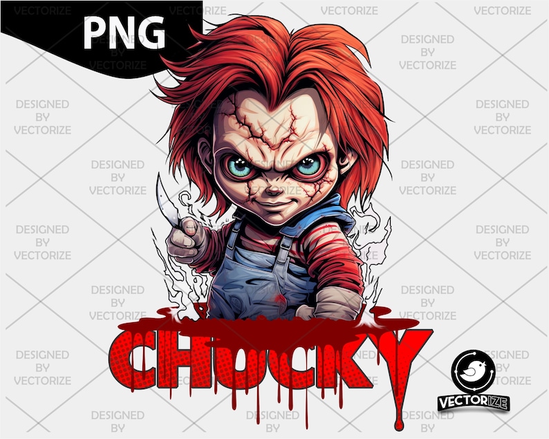 Chucky PNG, Chucky Terror Sublimation for Garments, Instant Download - Etsy