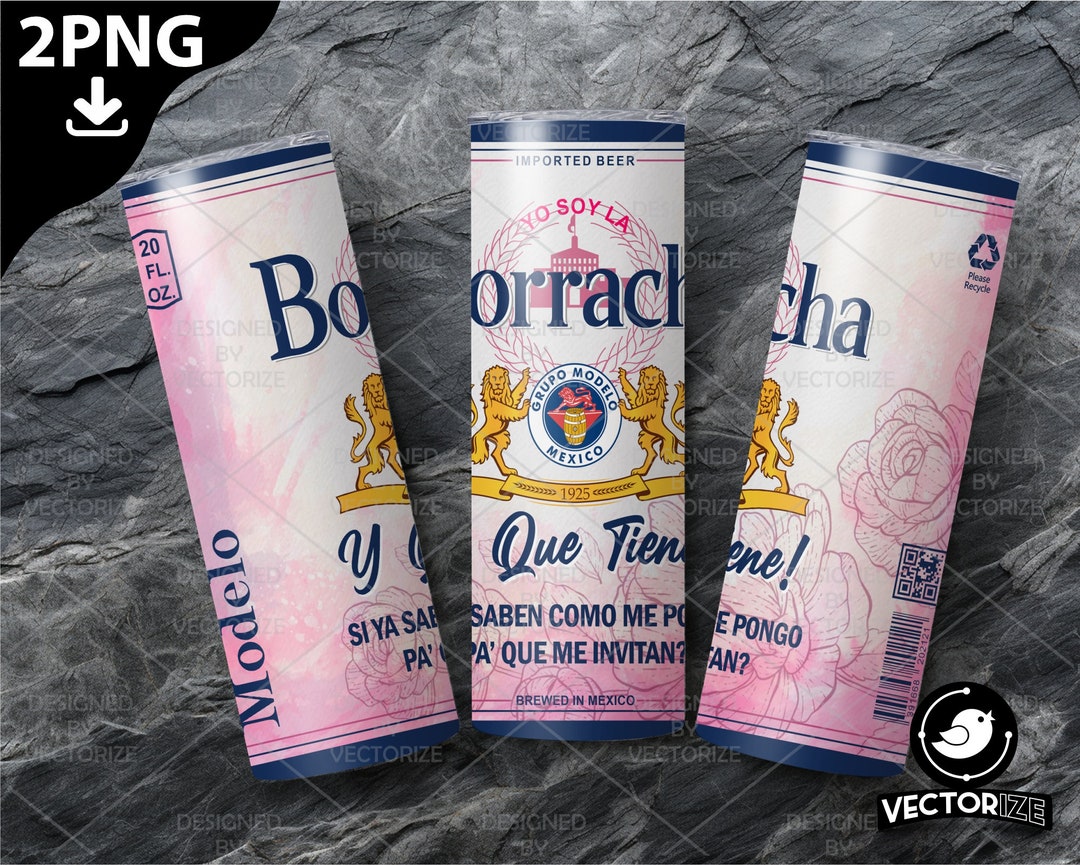 Borracha Tumbler Design, Borracha Sublimation Wrap, Borracha PNG Ideal ...