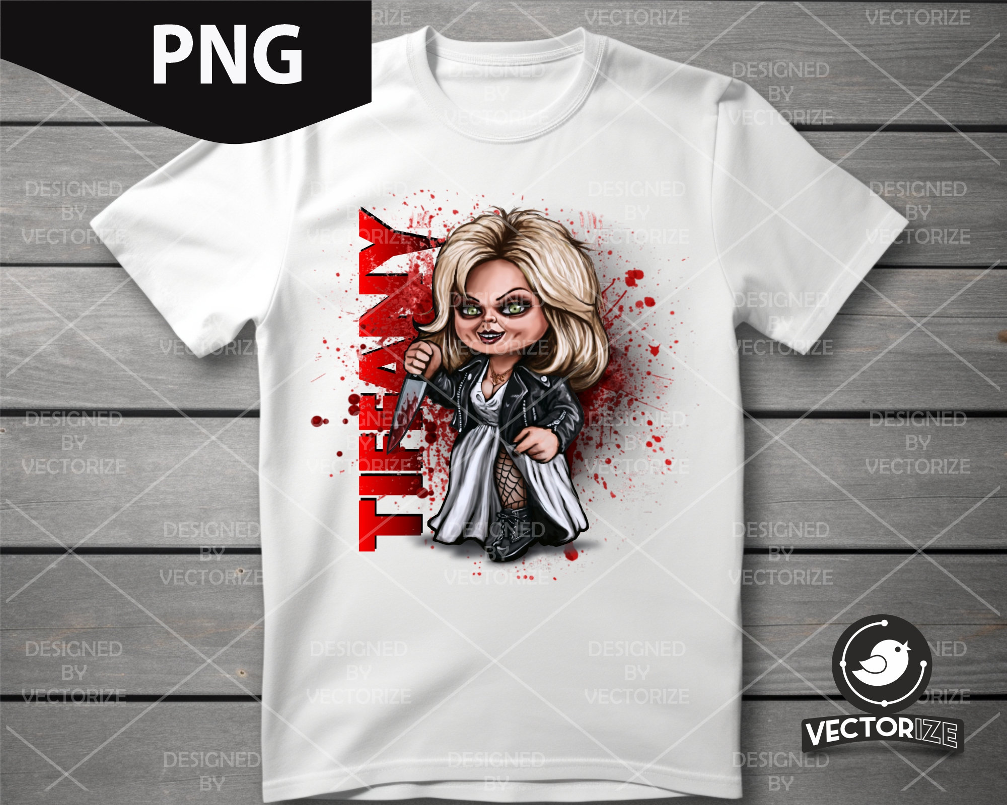 Tiffany Couple PNG, Chucky Terror Sublimation for Garments, Tiffany ...