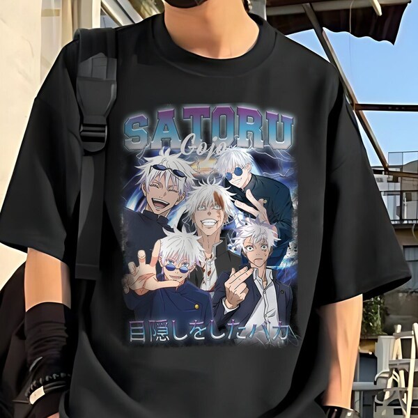 Satoru Gojo Vintage Tee - Etsy