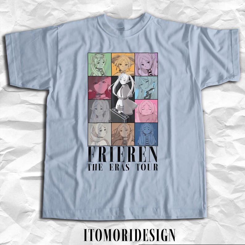 Frieren the Eras Tour Shirt, Kawaii Anime Shirt, Frieren the Slayer ...