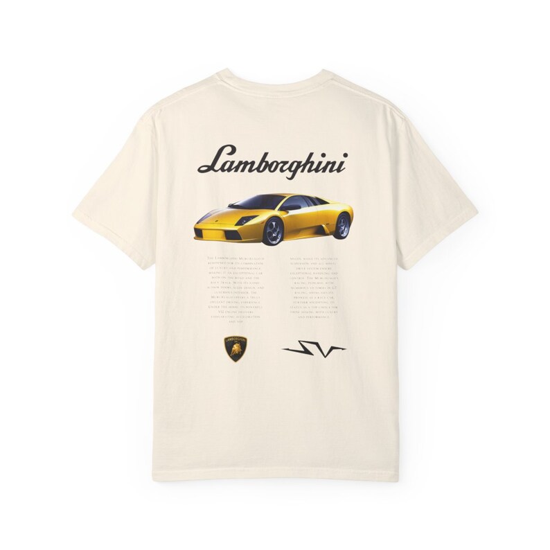 Lamborghini Original Car Shirt Original Race Car Shirt JDM Shirt Gifts ...