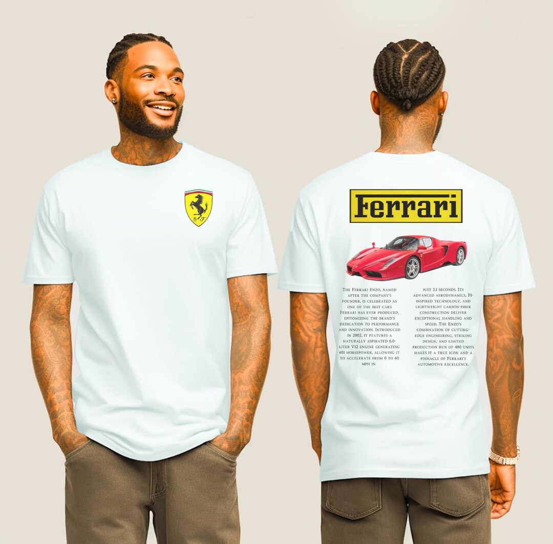 Ferrari Enzo Ferrari Shirt F1 Legacy Shirt Ferrari Legacy Shirt Ferrari ...