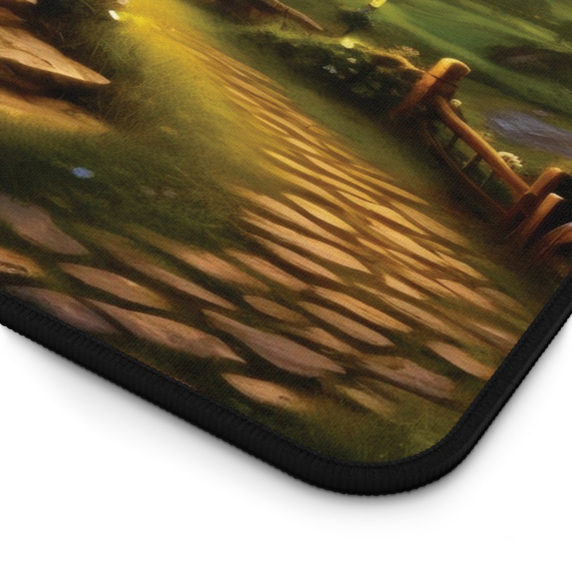 Cottage Core Pattern Art Large Desk Mat, Keyboard and Mouse Mat, Extra ...