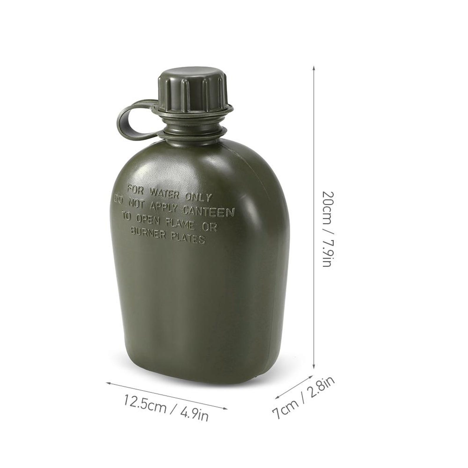 Army G.I. Style 1 Quart Plastic Canteen & Nylon Cover - Etsy