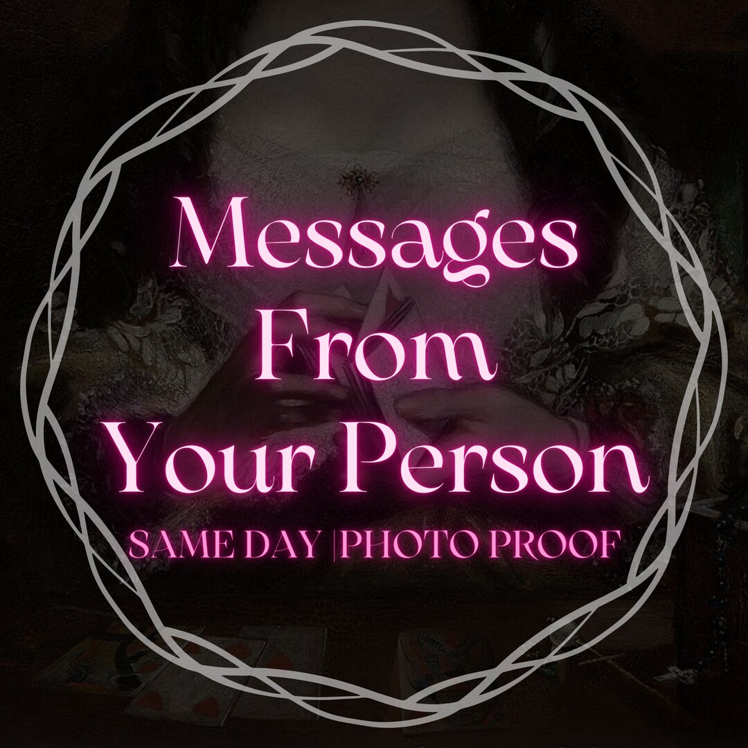 SAME DAY Messages From Your Person Oracle Reading ex, Current Lover ...