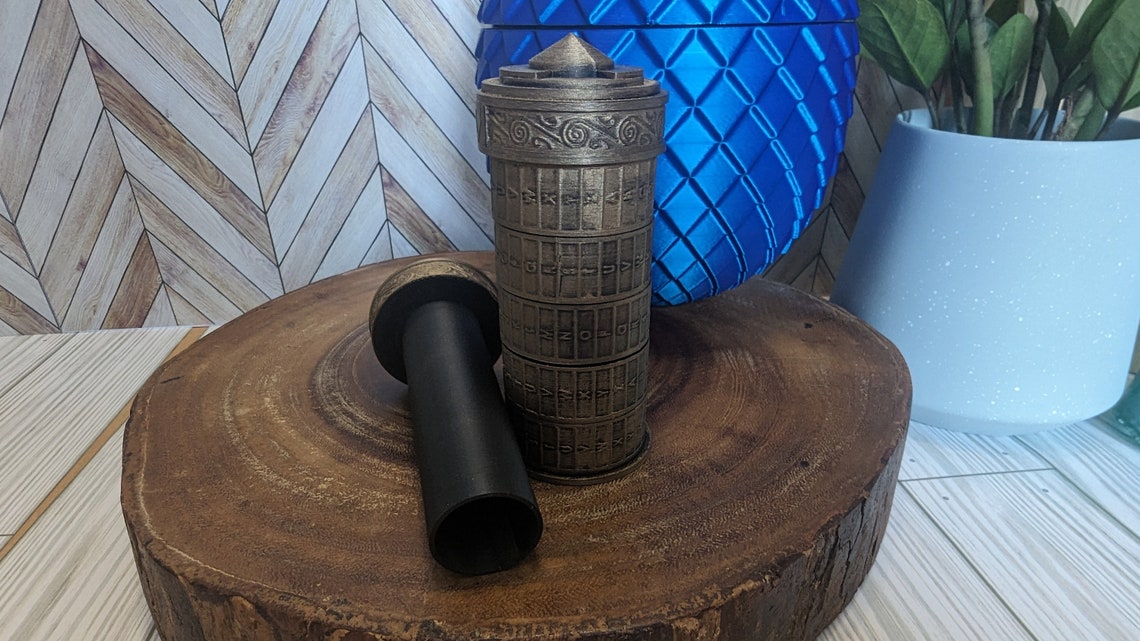 Cryptex Puzzle Box - Customizable Password - Etsy