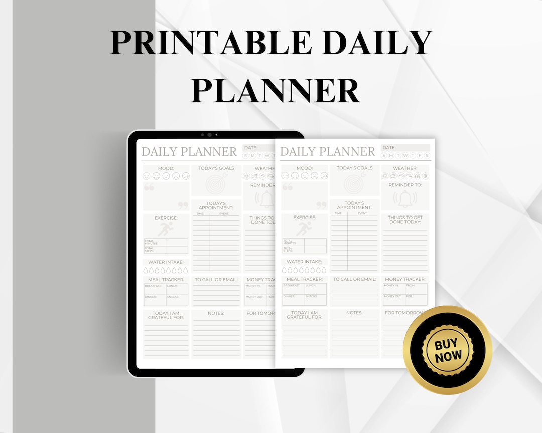 24 Hour Daily Planner Printable, Hourly Planner, Military Time Plan ...