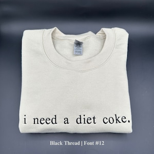 Embroidered Sweatshirt - Etsy