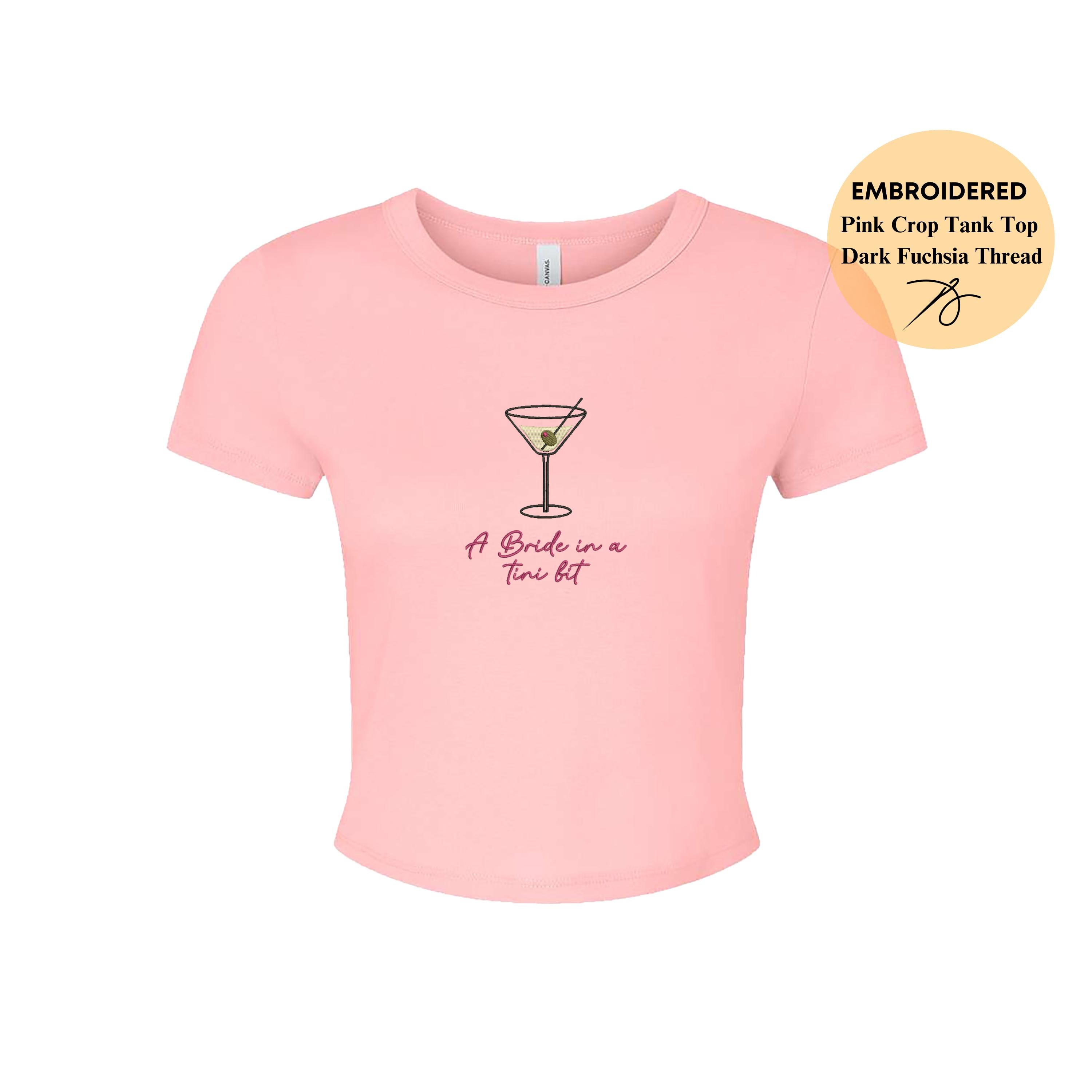 Embroidered Bride in a Tini Bit Tank Top: Dirty Martini Bachelorette ...