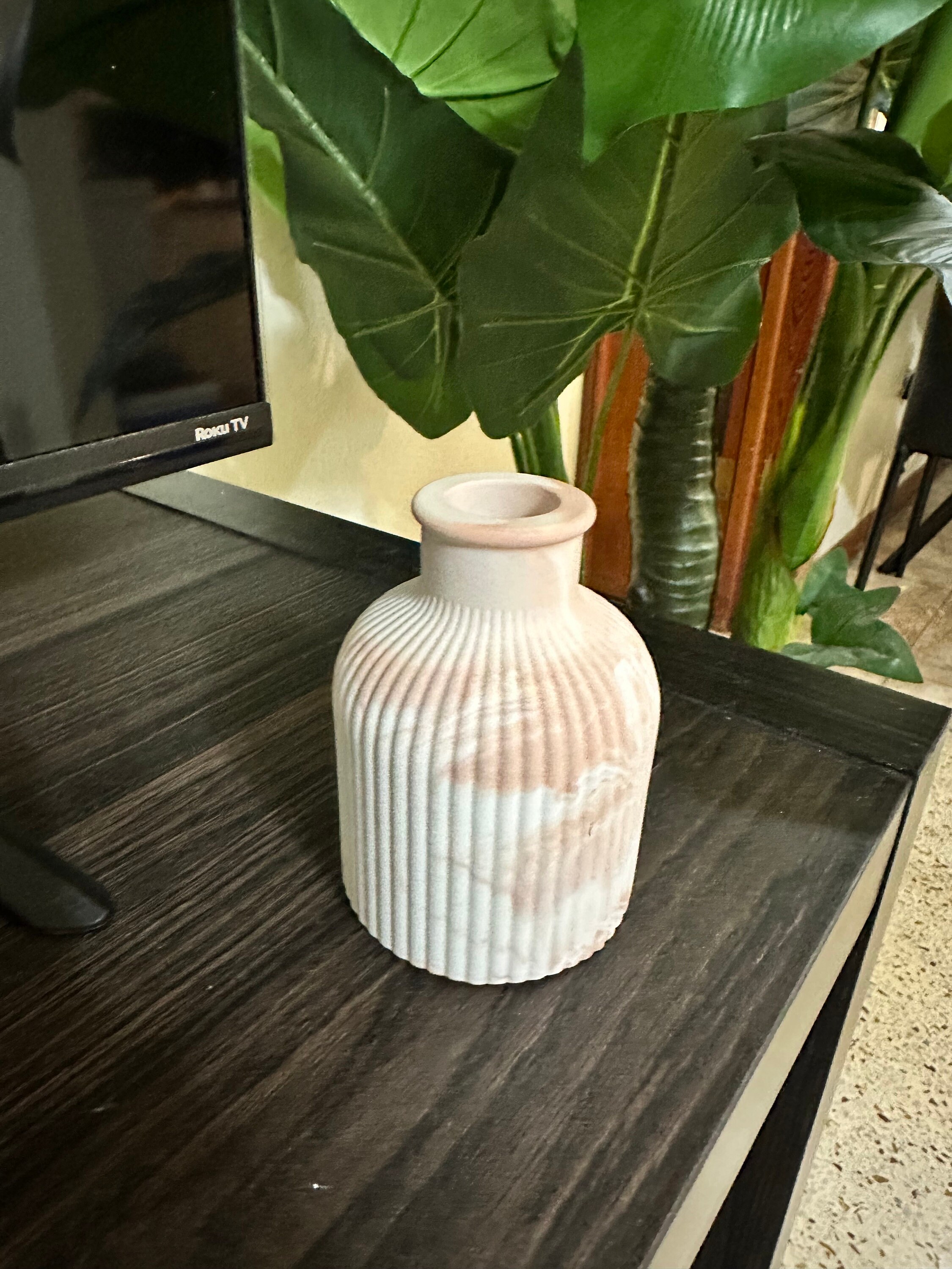 Mini Plaster Vase Modern Home Decor Accent - Etsy