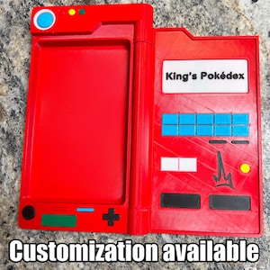 Custom Pokémon Pokédex Card Holder for Graded Slabs PSA, Beckett, CGC ...