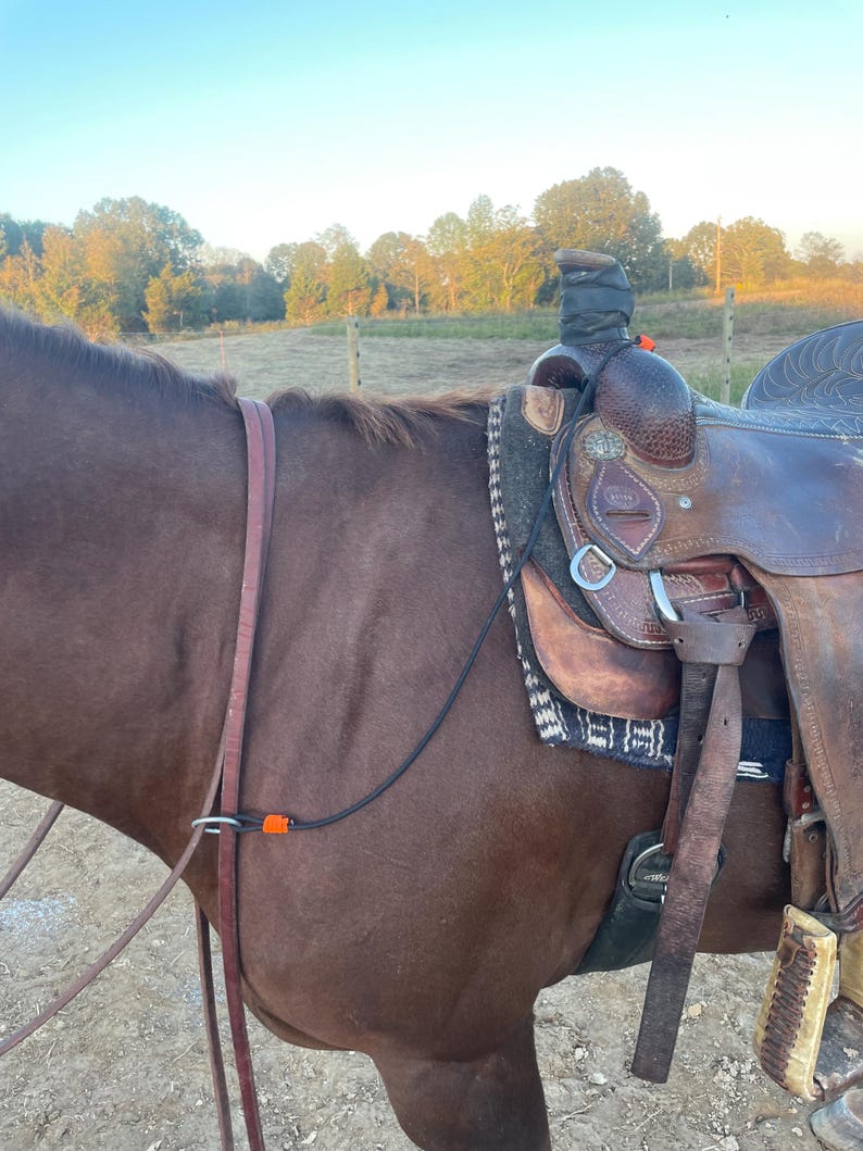 Custom Rein Saver, Riding Rein Keeper, Rein Holder for Horseback, Split ...