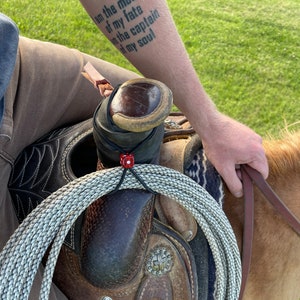 Cowboy Dice Rope Holder for Saddle, Tightening Saddle Rope and Jacket ...