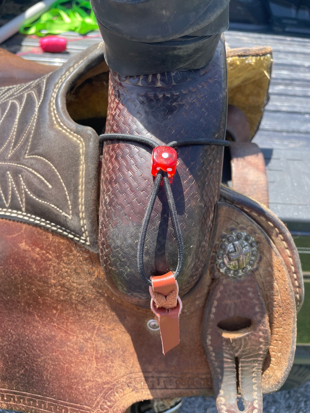 Cowboy Dice Rope Holder for Saddle, Tightening Saddle Rope and Jacket ...