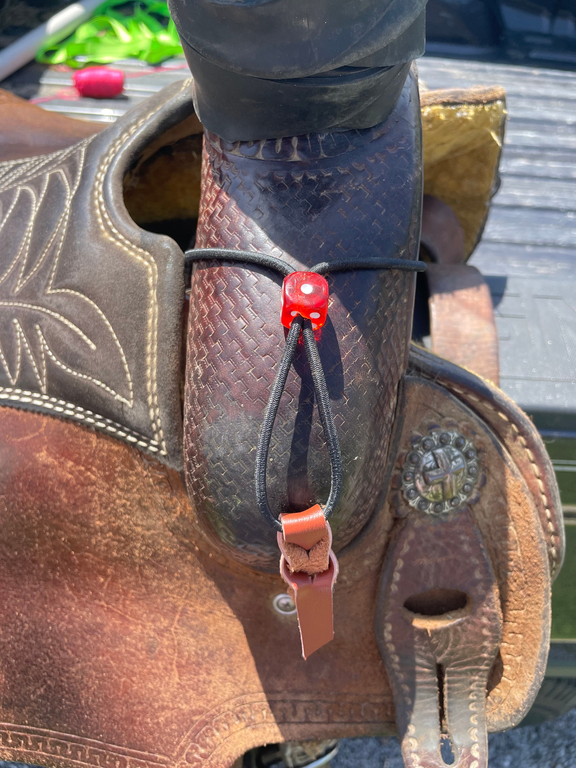 Cowboy Dice Rope Holder for Saddle, Tightening Saddle Rope and Jacket ...