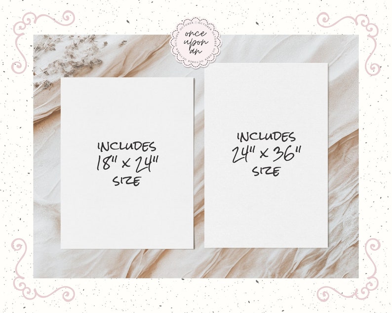 Wedding Welcome Sign Template for Elegant Floral Theme, Pink Beige ...