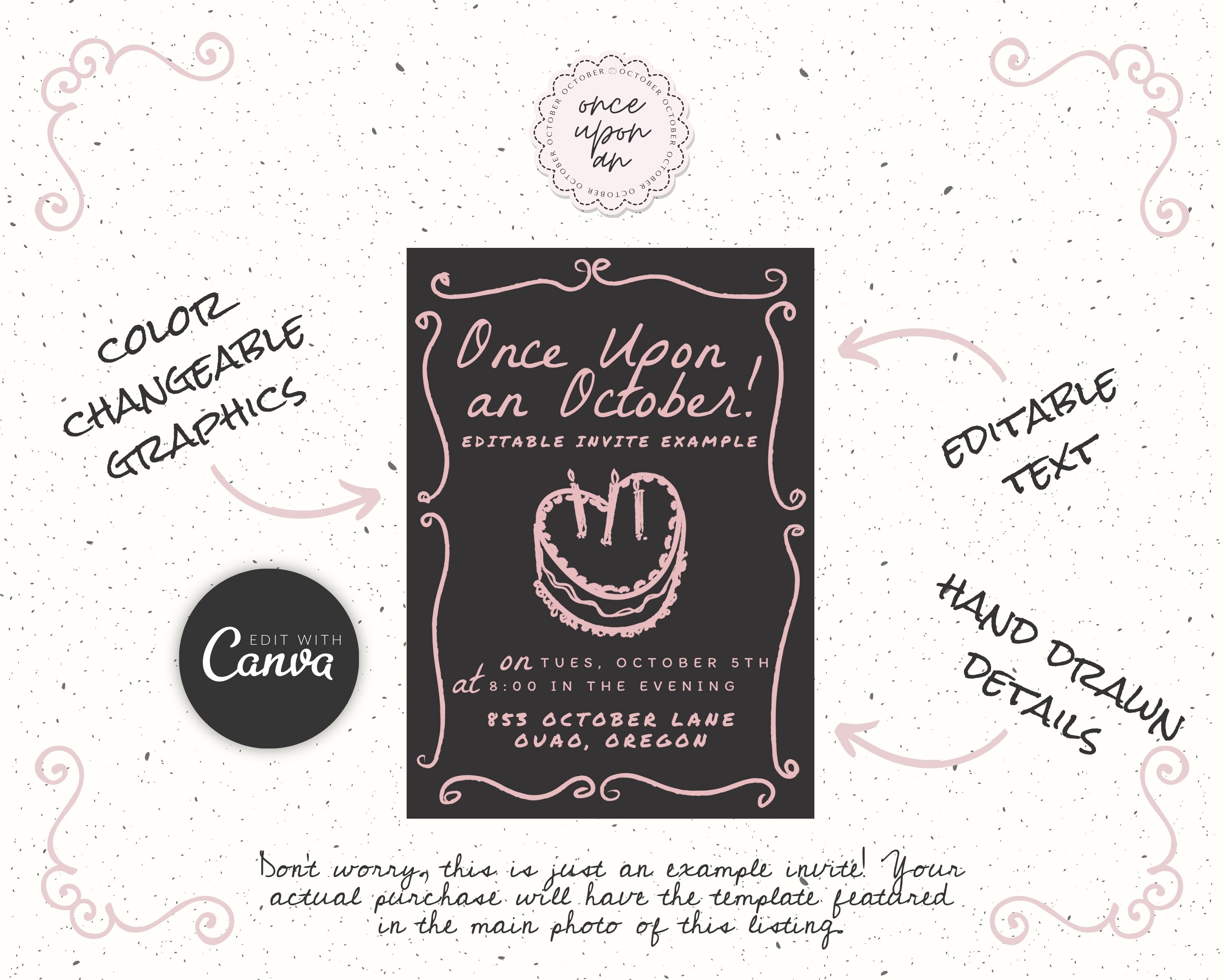 Dinner Party Invitation: Cozy Vintage Chalkboard Style (editable Canva ...