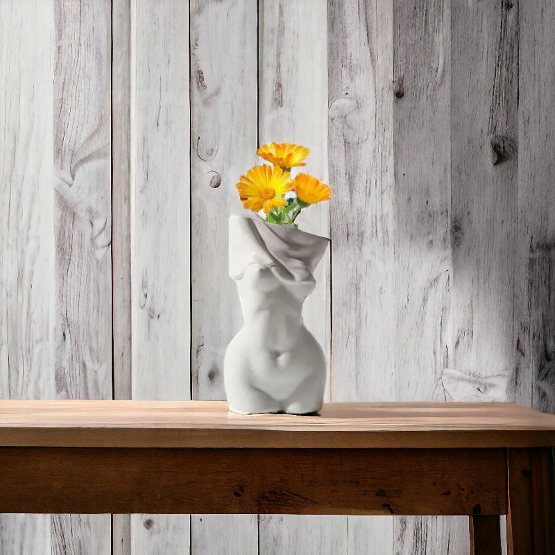 Female Body Vase Woman Body Vase, Female Form Flower Vase, Venus Booty Vase, Modern Butt Vase ...