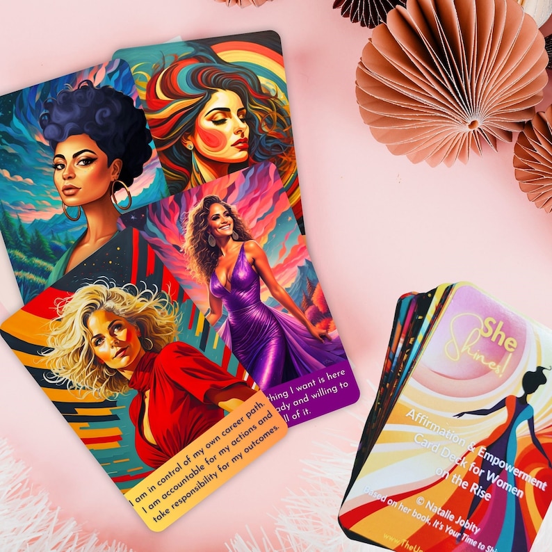 52 Positive Affirmation Card Deck for Women / Motivational Cards ...