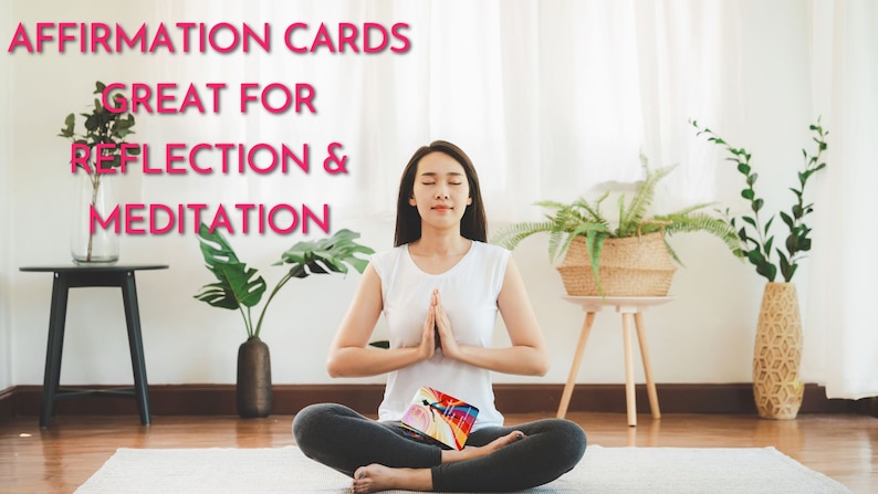 52 Positive Affirmation Card Deck for Women / Motivational Cards ...