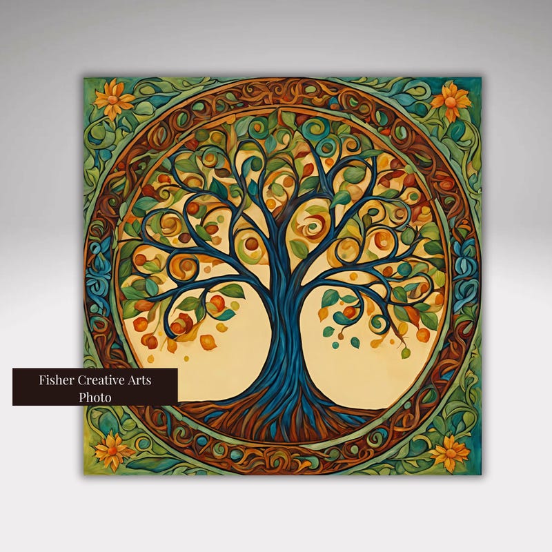 Tree of Life Tile - Etsy