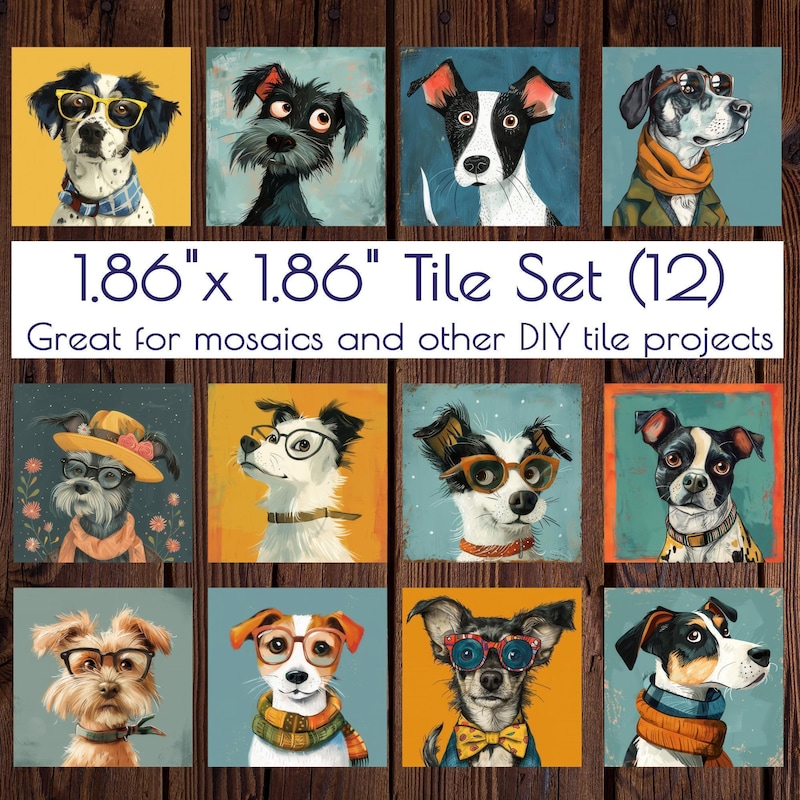 Dog Tile Mosaic - Etsy