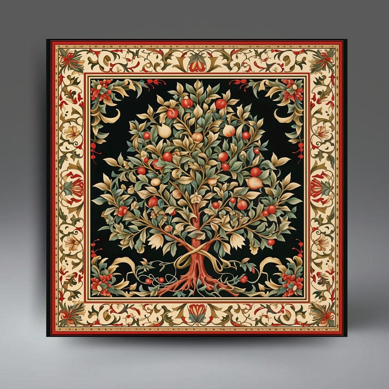 Craftsman Tree Tile - Etsy