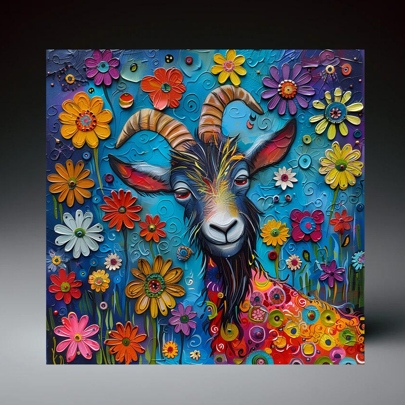 Goat Art - Etsy