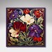 William Morris Inspired Woodland Rabbit Ceramic Tile Art Nouveau Wall ...