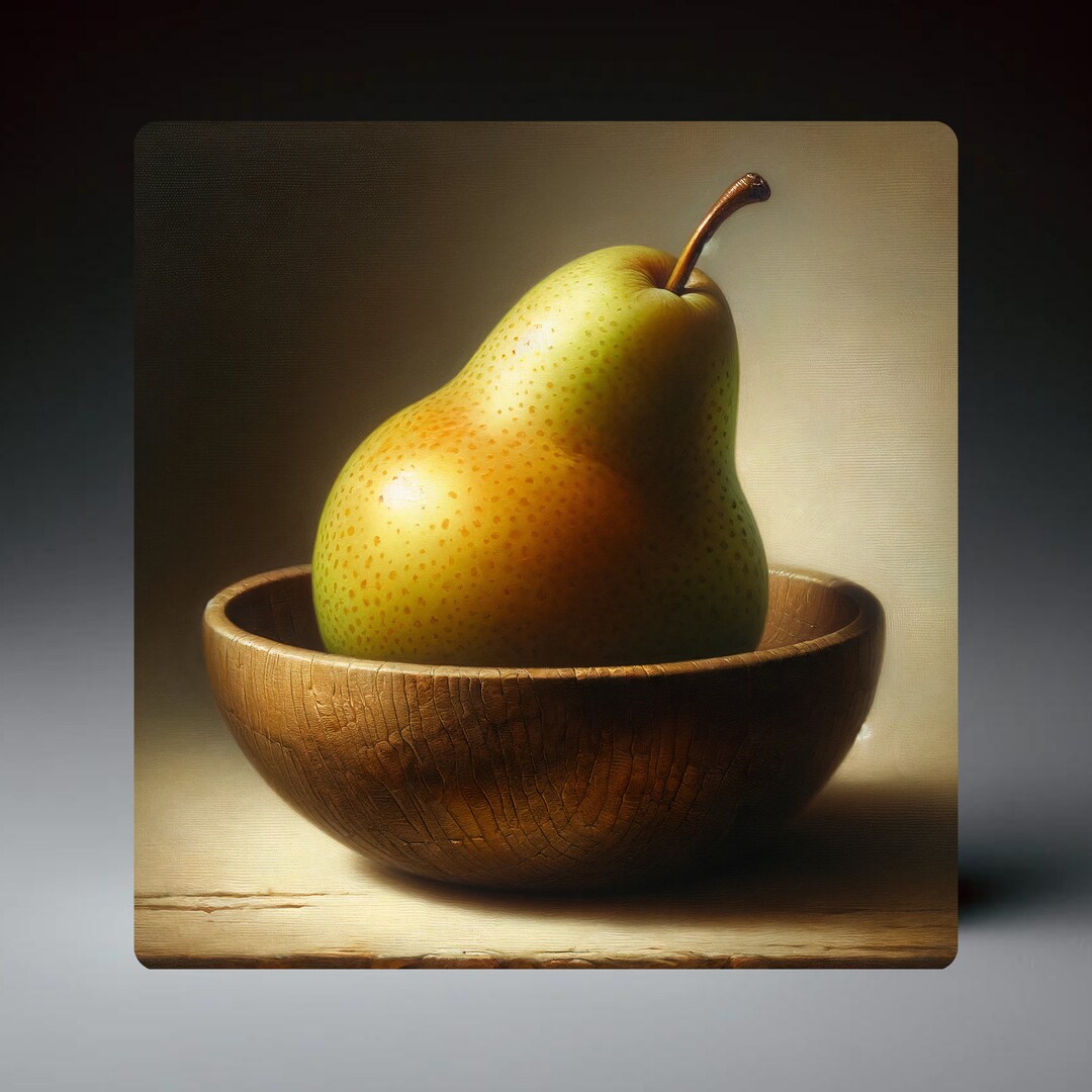 Pear Painting Ceramic Tile | Decorative Tile | Traditional Kitchen Art ...