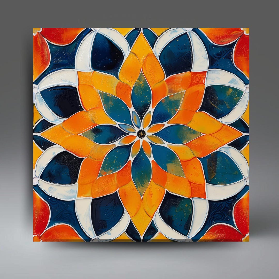 Handmade Moroccan Ceramic Tile 2| Decorative Tile | Backsplash Tile ...