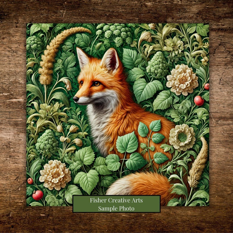 Ceramic Art Tiles Fox - Etsy