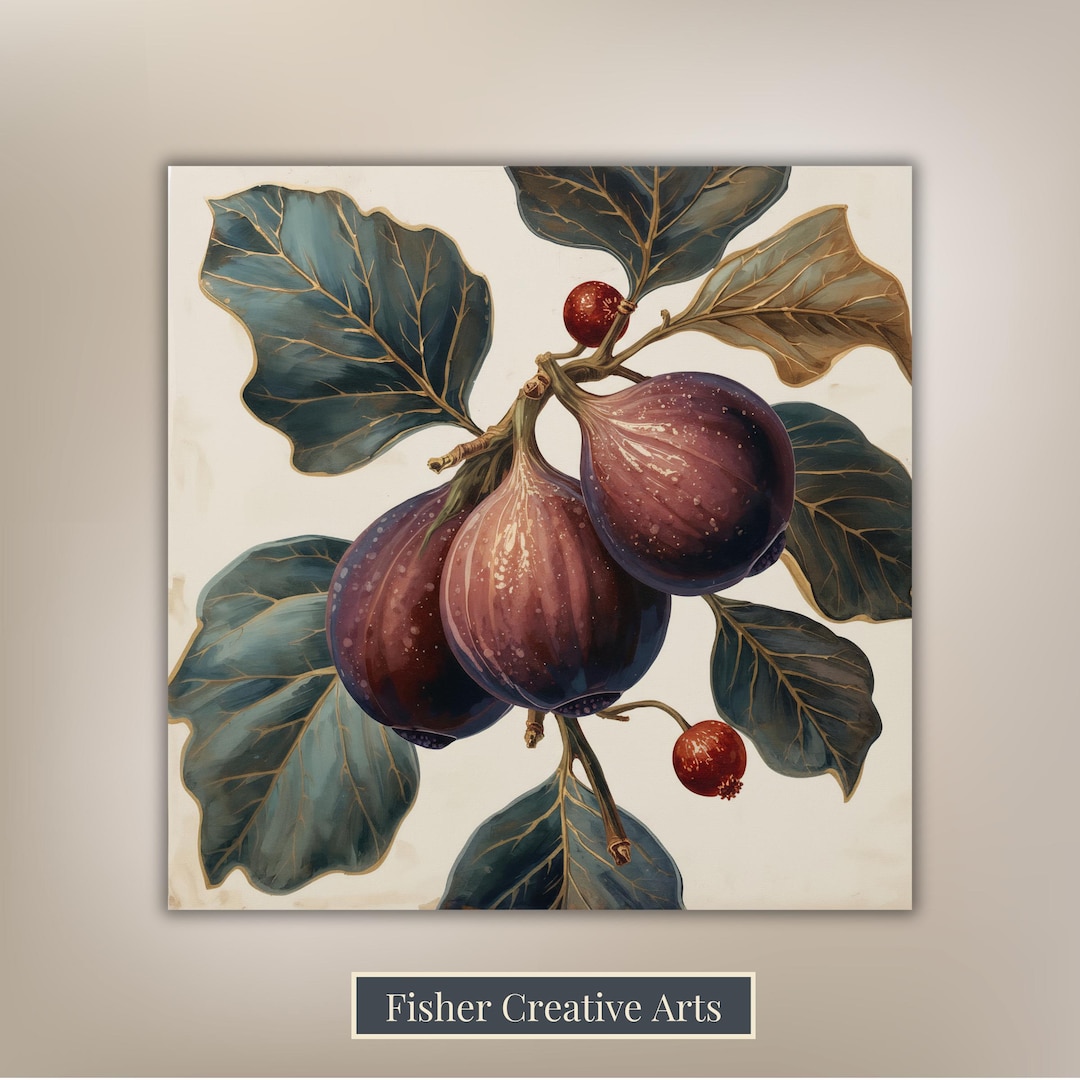 Mediterranean Fig Tile • Tuscan Kitchen Decor • Italian Ceramic Trivet ...