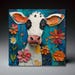 Charming Black and White Cow Ceramic Tile | Kitchen Decor | Chicken and ...
