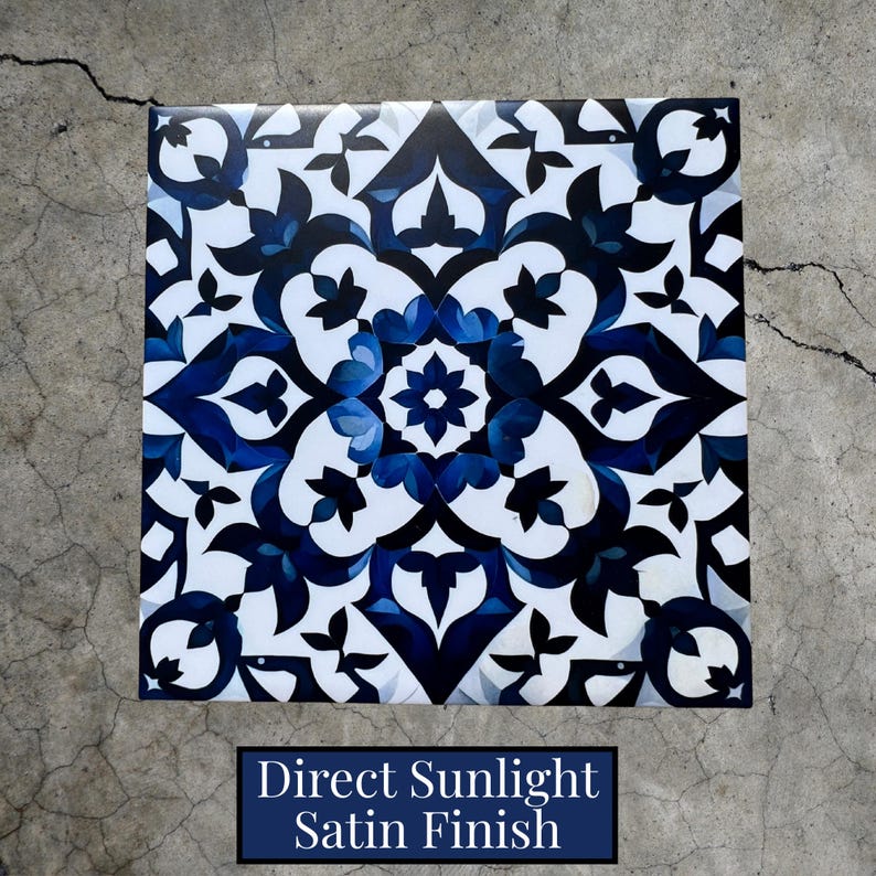 Blue Azulejo Tile: Spanish Moroccan Ceramic Tile for Backsplash ...