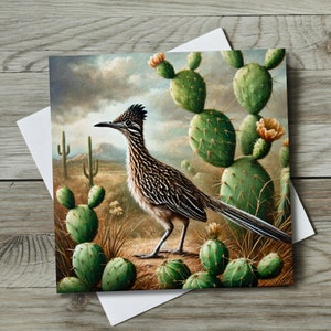 Desert Southwest Roadrunner Ceramic Tile | Southwestern Decor| Nature ...
