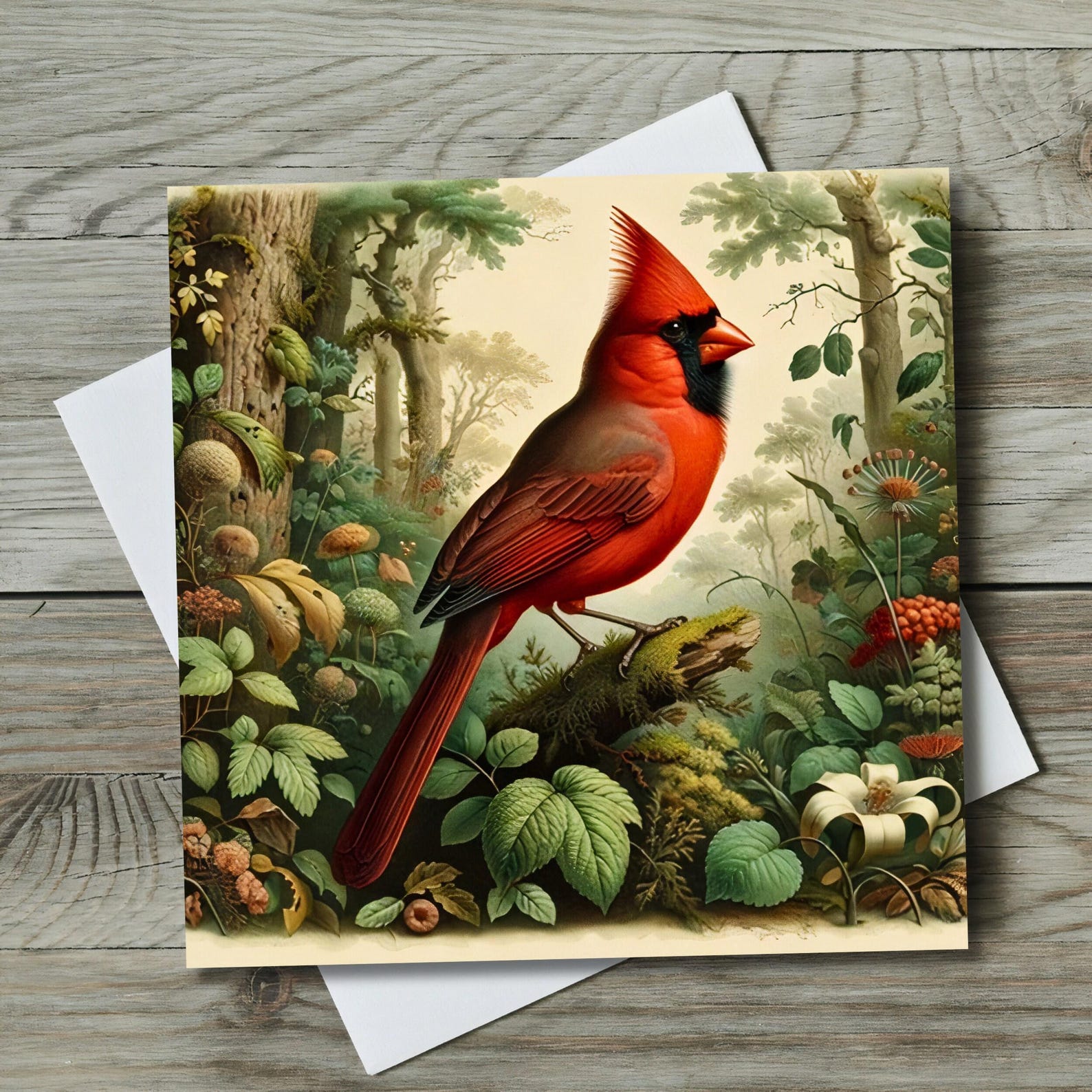 Red Cardinal Ceramic Tile | Gift for Nature and Bird Lover | Vintage ...