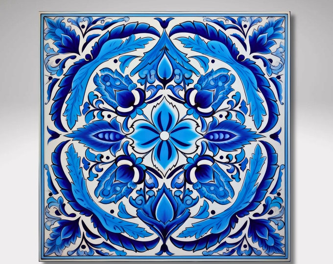 Italian Ceramic Art Set Decorative Tile Pottery Fruit 4 Seasons Paint ...